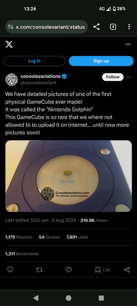 Rare Dolphin Gamecube Console Pic The Independent Video