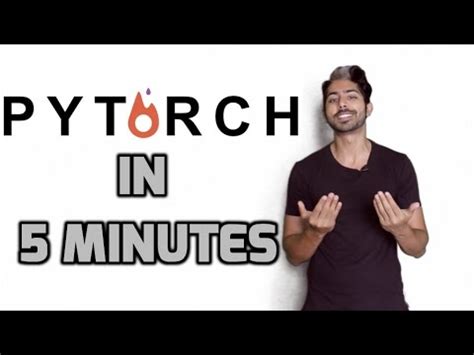 Pytorch In Minutes Youtube