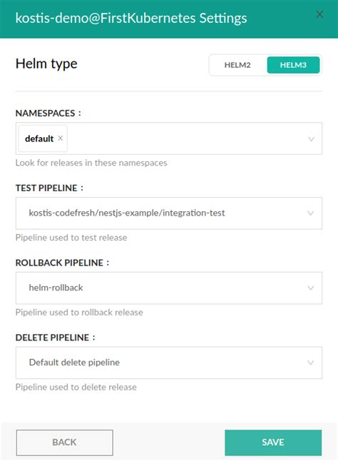 Managing Helm Releases · Codefresh Docs Managing Helm Releases · Codefresh Docs