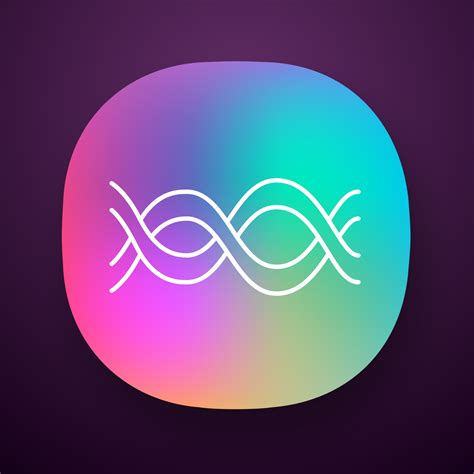 Interlaced Waves App Icon Music Rhythm Soundwave Abstract Curve And Wavy Overlapping Lines