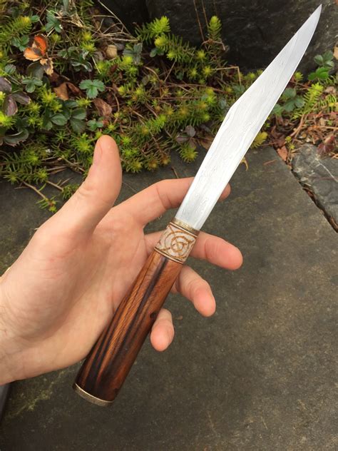 Sold Pattern Welded Seax Knives For Sale Bladesmiths Forum Board