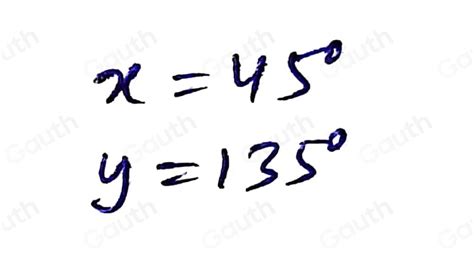 Solved 23 Calculate The Sizes Of The Angles Marked X And Y Geometry
