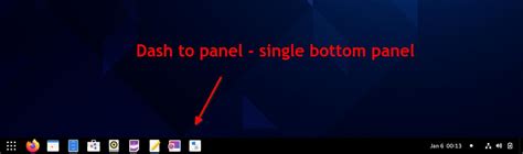 The Extension Displays Gnome Dash As Top Dock When Mouse Hover Top Bar
