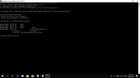 Command Line Prompt Visual Studio Stack Overflow