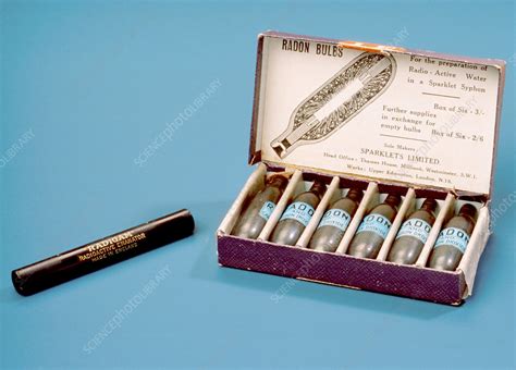 Radioactive Emanator And Radon Bulbs Stock Image V9000137