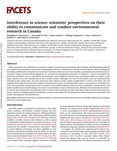 Pdf Interference In Science Scientists Perspectives On Their Pdf Interference In Science Scientists Perspectives On Their