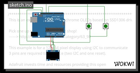 Oled 4 Step Wokwi Esp32 Stm32 Arduino Simulator