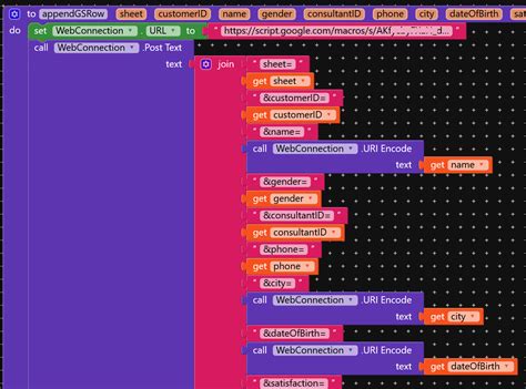 Android Kodular Web Component Post Text With Encoding Block Stack Overflow