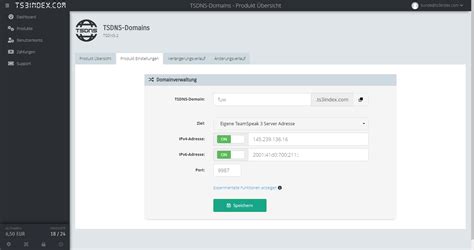 Tsdns Domain Mieten Produkt Hosting