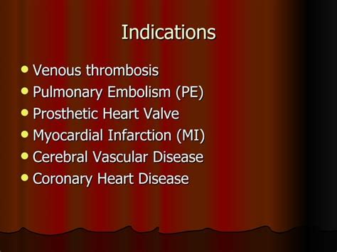 Agents Used In Coagulation Disorders Ppt Blood Disorders Diseases