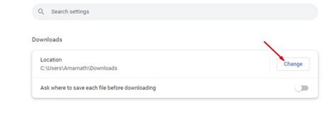 How To Change The Download Folder Location Of Chrome Browser