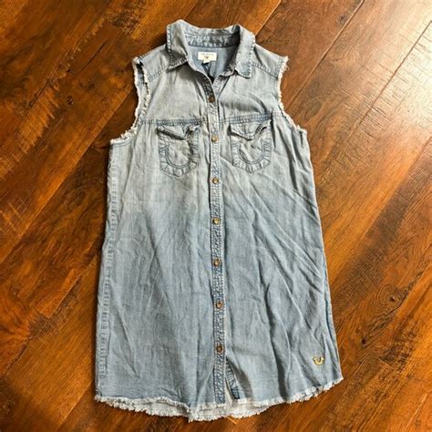 True Religion Dresses True Religion Denim Sleeveless Mini Dress