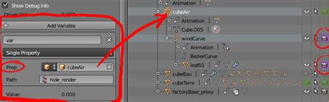 Graph Editor Define The Prop Of A Driver With A Script Blender