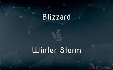 Blizzard Vs Winter Storm Whats The Difference