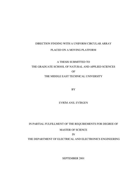 Pdf Direction Finding With A Uniform Circular Array Placed On A Moving Platform
