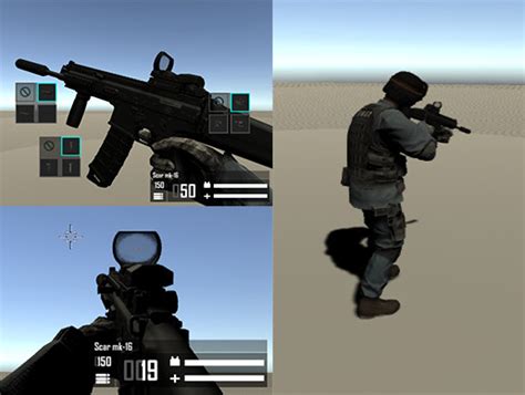Character For Multiplayer Fps Game Templates Unity Asset Store