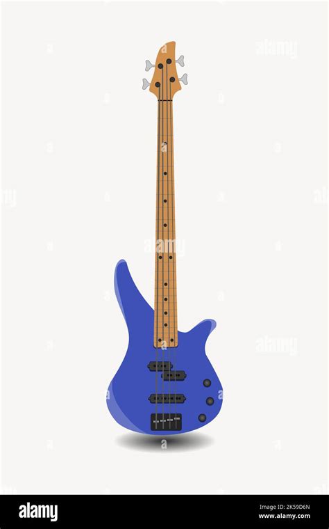 Bass Guitar Clipart Musical Instrument Illustration Vector Stock Vector Image And Art Alamy