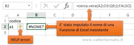 Codici Di Errore Di Excel Significato E Gestione Dei Codici Di Errore