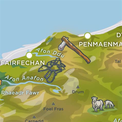 Waterpark 3d Style Map • David Goodman • Illustration Maps Design