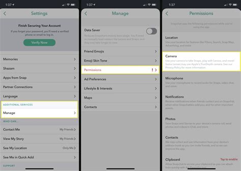 How To Allow Camera On Snapchat