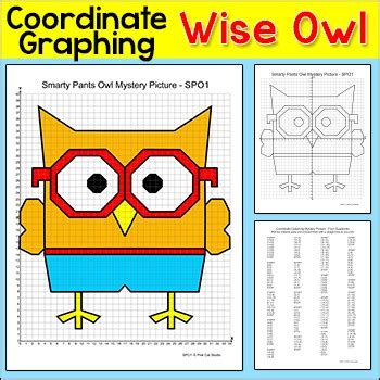 Wise Owl Coordinate Graphing Picture Plotting Points End Of The Year Activity
