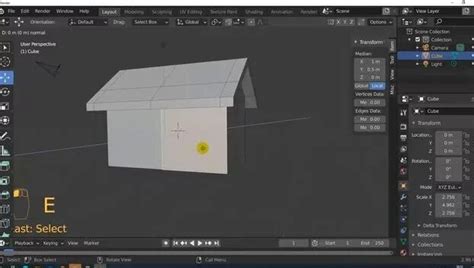 Урок 2 Моделирование домика в Blender уроки 3d моделирования