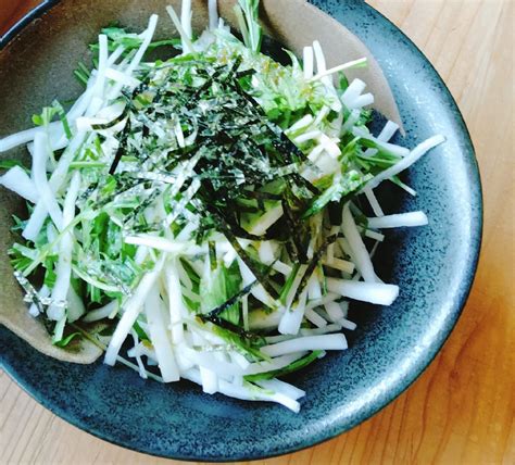 シャキシャキ♪大根と水菜のサラダ レシピ・作り方 By カンノーロ 楽天レシピ