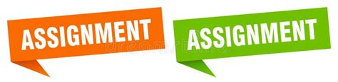 Assignment Banner Stock Illustrations 1140 Assignment Banner Stock