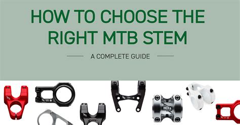 How To Choose The Right Mtb Stem Tbs Bike Parts