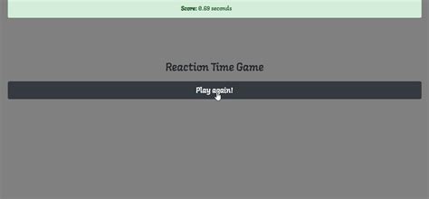Reaction Time Game Using Html And Css In Javascript With Source Code Sourcecodester