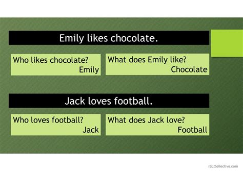 Drills Subject And Object Questions Français Fle Powerpoints