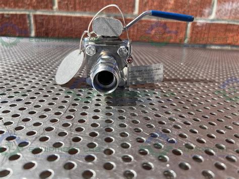 Used Pbm Sic D6f G Cg166l Stainless Steel Ball Valve W 1 Sa