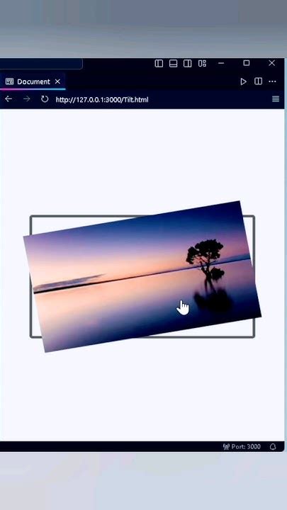 Tilt Html Css Youtube