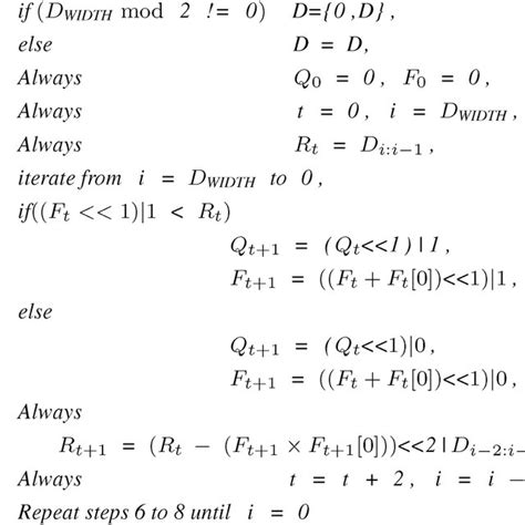 Non‐restoring Square‐root Algorithm Detailed By Putra Download
