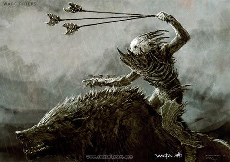 The Concept Art Library — The Hobbit Orc Warg Riders Summary Taken From