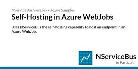 Azure Webjobs Sdk 30 Vs Ihostedservice Discussion Particular Software