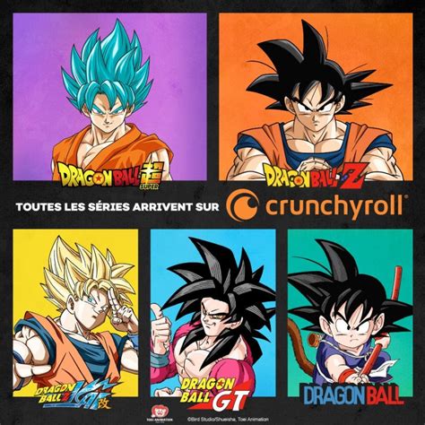 Toutes Les Séries Dragon Ball Arrivent Sur Crunchyroll Dragon Ball Super France