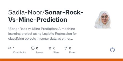GitHub Sadia Noor Sonar Rock Vs Mine Prediction Sonar Rock Vs Mine Prediction A Machine
