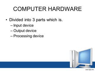 CSS L Integral Parts Of The Computer System PDF Data Storage And Warehousing Computing