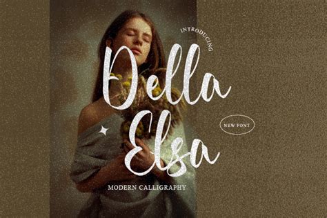 Della Elsa Font Synthetic Type Fontspace