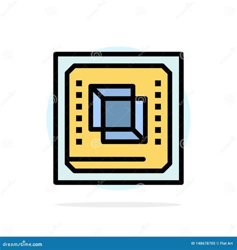 Chip Computer Cpu Hardware Processor Abstract Circle Background