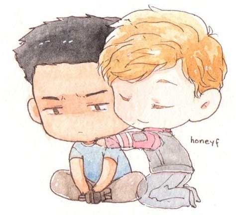 Newt Y Minho Maze Runner Divertido Dibujos Arte De Ilustración