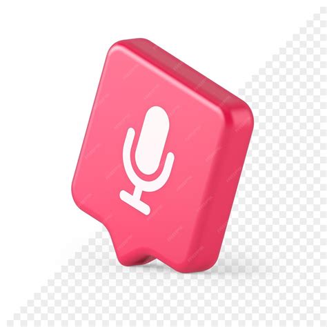 premium psd microphone voice sound recording broadcasting button web