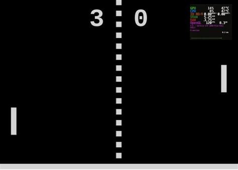 pong running on my arch linux system r linux gaming