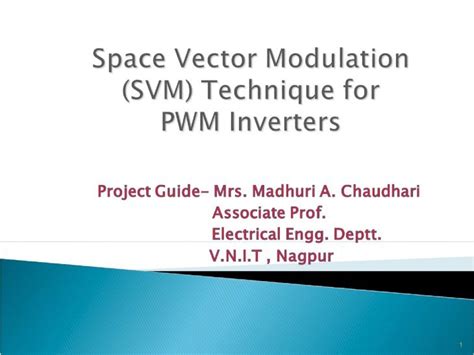 pdf space vector modulation svm technique for pwm inverter dokumen tips