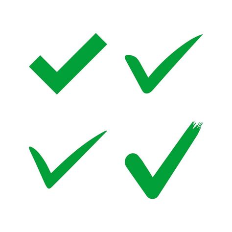 Check Mark Vector Icon Checkmark Right Symbol Tick Sign Ok Button Correct Circle Icon 8134147