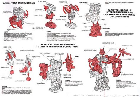 Computron G1 1987 Headmasters Transformers