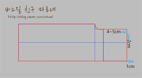 시원한 여름 밴딩 와이드팬츠 패턴그리기 네이버 블로그