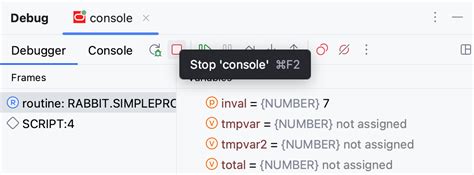 Debugging Datagrip Documentation