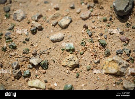 Pieces Of Trinitite A Green Glass Like Substance That Was Created From
